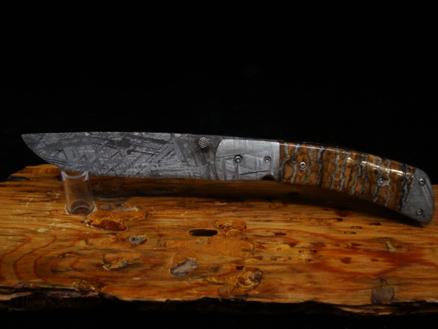 BRMeteoriteMuonionalustaSodbusterWithFossilizedMammothTooth