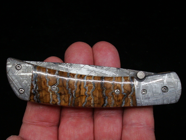 BRMeteoriteMuonionalustaSodbusterWithFossilizedMammothTooth